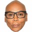 RuPaul (Glasses) Celebrity Mask, Flat Card Face | eBay