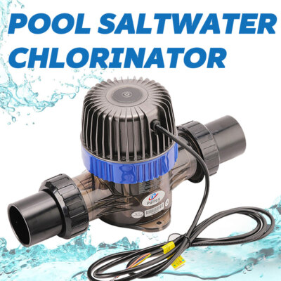 8g/h Above Ground Pool Salt Water Pool Chlorinator System Salt Cell ...