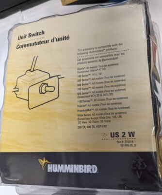 HUMMINBIRD US 2 W UNIT SWITCH BRAND NEW IN ORIGINAL PACKAGING | eBay