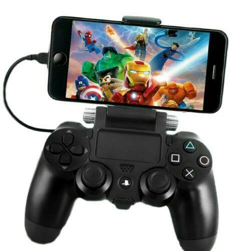 PS4 Controller Smartphone Clip Holder Phone Mobile Game Pad Mount ...