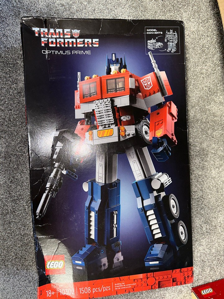 LEGO Optimus Prime 10302 Building Set Toy Set (1,508 Pieces) Model ...