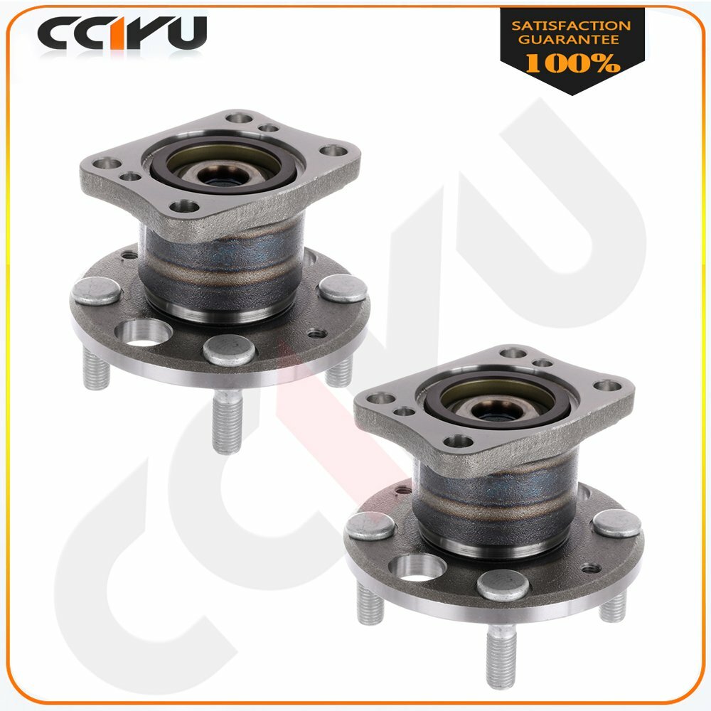 (2) For Mazda 2 2011 2012 2013-2014 Rear Wheel Bearing & Hub Assembly W ...