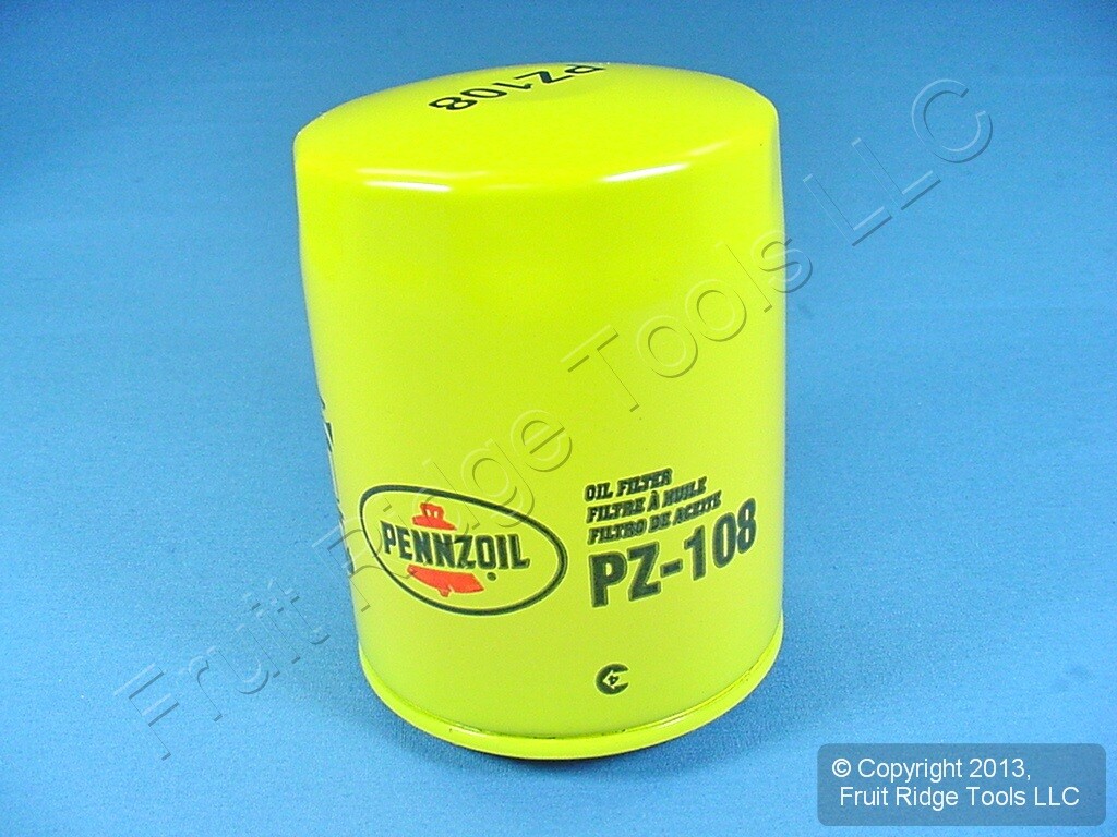 PENNZOIL PZ108 - cross reference oil filters | oilfilter-crossreference.com