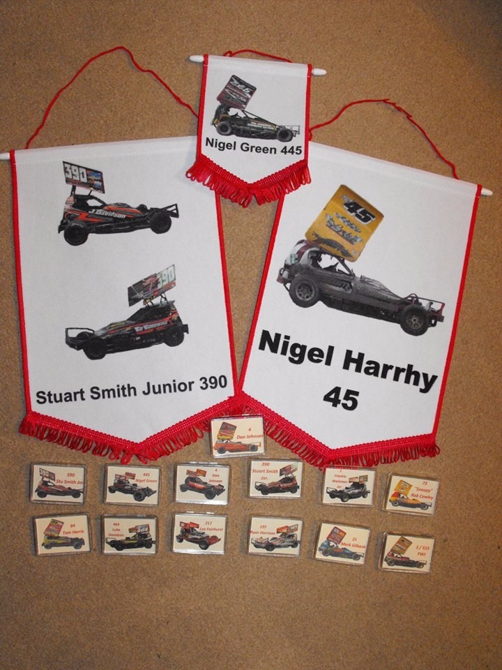 STUART ANDY STU SMITH JNR 1 391 390 A4 Brisca F1 Stock Car Sticker ...
