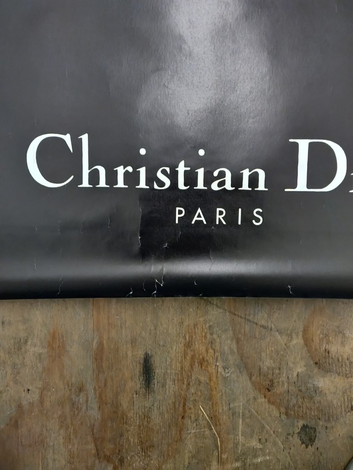 ZINEDINE ZIDANE - ORIGINAL DOUBLE SIDED DIOR FRENCH BUS STOP POSTER | eBay