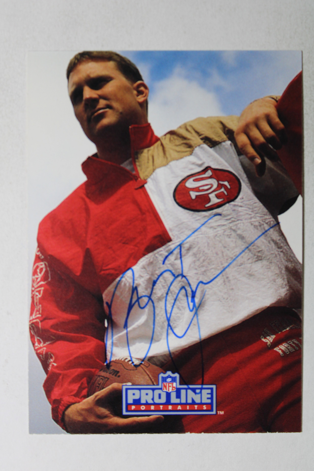 1991 Pro Line Portraits #223 Brent Jones Autograph | eBay