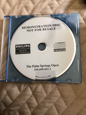 ABC Sports Presents The Palm Springs Open (Philips CD-i, 1991) Good ...