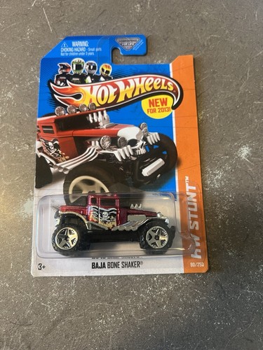 Hot Wheels Baja Bone Shaker; Red 90/250; 2013 HW Stunt Series | eBay