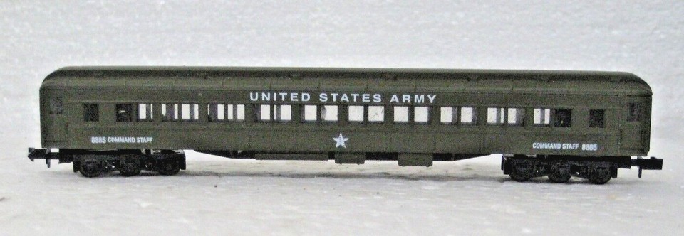 N SCALE ARMY PASSENGER AND FREIGHT CARS MODEL POWER | eBay