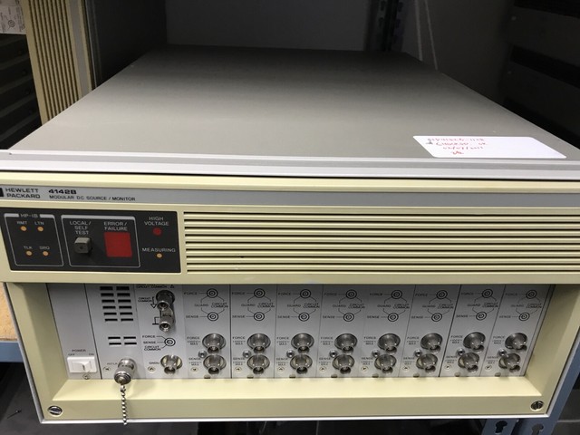 HP 4142B Main Frame ,Module DC Source /Montitor Hewlett Packard ID-AWW ...