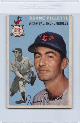 1954 Topps #107 Duane Pillette Orioles VG *DA-B7471 | eBay