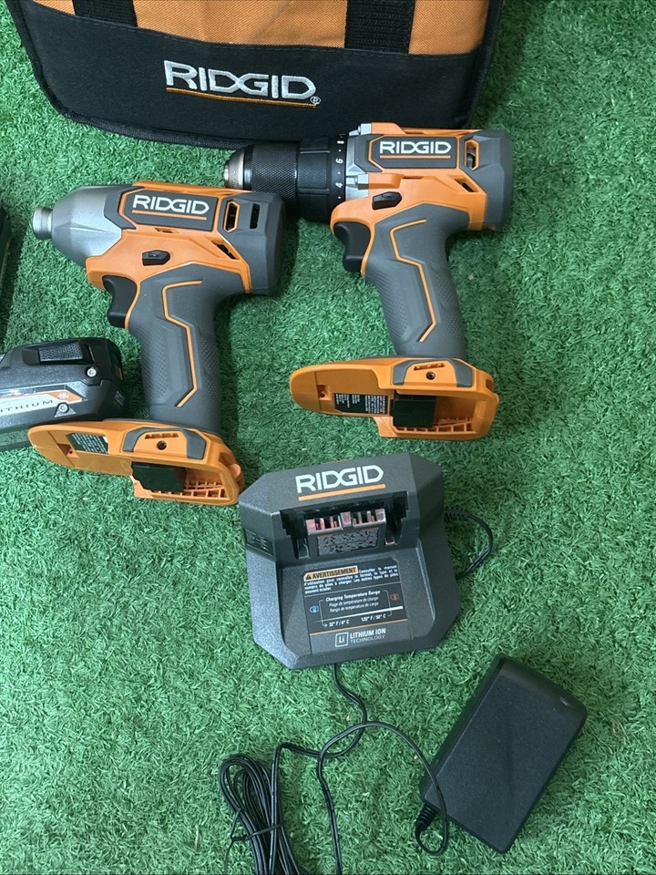 Ridgid 18v 2 Tool Impact Drill Combo Kit | eBay