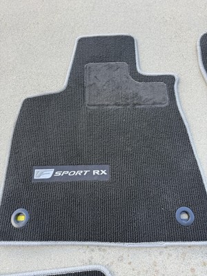 OEM Lexus RX F SPORT Carpet Floor Mats 2016–2022 RX 350 RX 450h Black ...