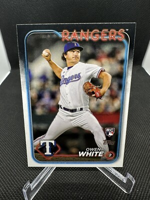 2024 Topps Series 1 Owen White Rookie #5 Texas Rangers | eBay