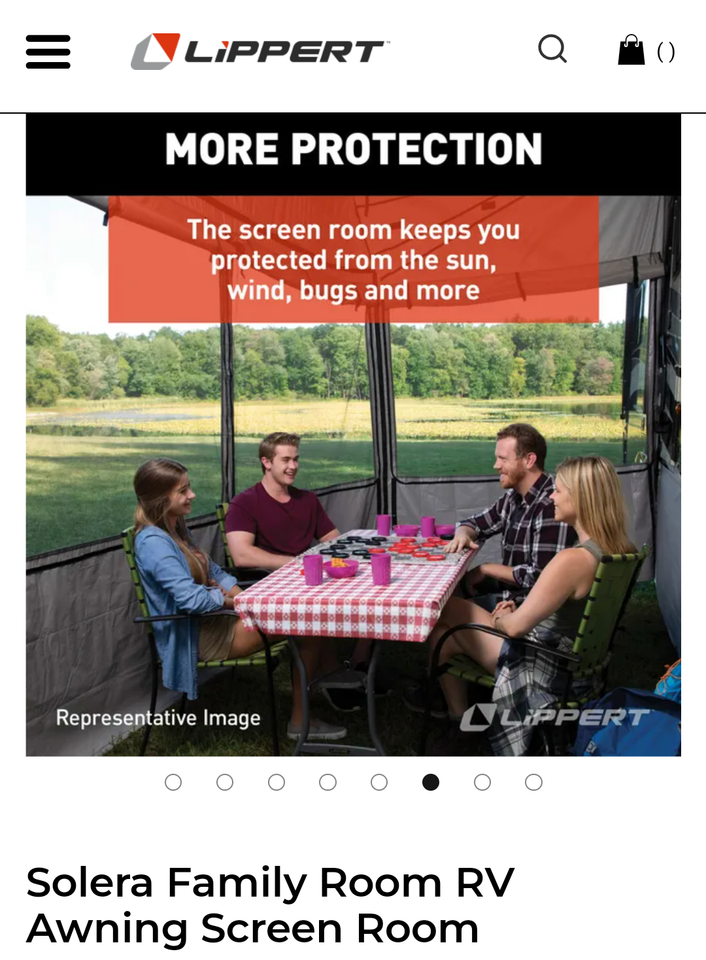 Lippert Solera Family Room RV Awning Screen Room | eBay