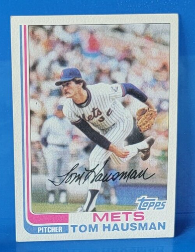 Tom Hausman P Mets Topps Baseball Card #524 1982 | eBay