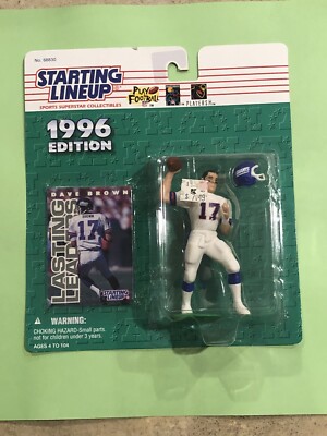 Vintage New York Giants NFL Dave Brown Starting Lineup Action Figure ...