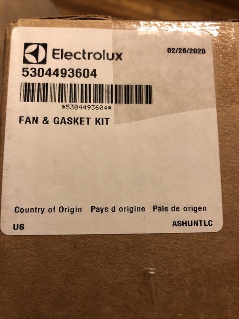 Frigidaire Fan and Gasket Kit (5304493604) for sale online | eBay