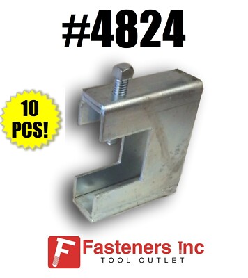 (4824) P2401S Beam Clamp for 3/8"-16 Threaded Rod & Up to 1-21/32 ...