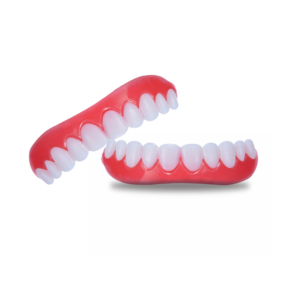 Smile Perfect Snap TOP & BOTTOM Veneers Instant Cosmetic Teeth Cover ...
