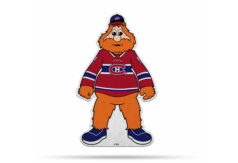 MONTREAL CANADIENS PREMIUM MASCOT PENNANT FANION SHAPE CUT | eBay