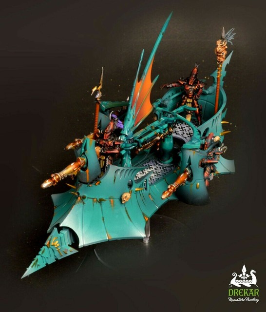 Ravager Drukhari Dark eldar warhammer 40K ** COMMISSION ** painting | eBay