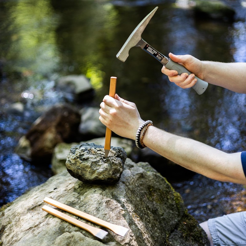 ASR Outdoor 38pc Deluxe Geology Rock Hounding Kit with Mining Tools and ...