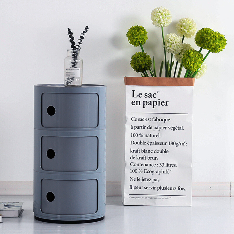 2/3/4/5 Drawers Round Storage Unit Bathroom Cabinet Chest Cupboard Side ...