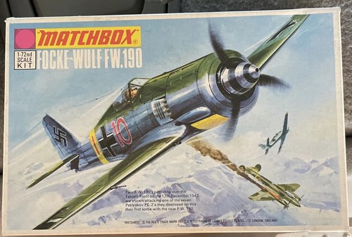 Matchbox Focke-Wulf FW.190 Model Kit 1/72 PK6 Vintage Airplane Kit (#1 ...