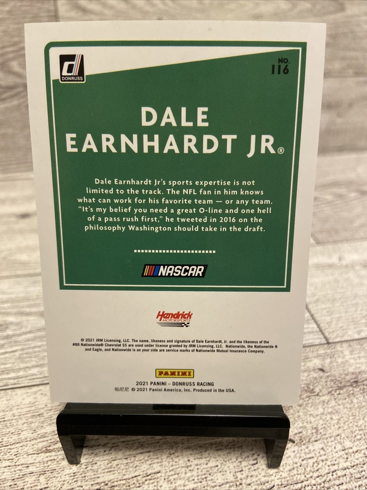 2021 Panini Donruss NASCAR Dale Earnhardt Jr #153 RED SP 152/299 | eBay