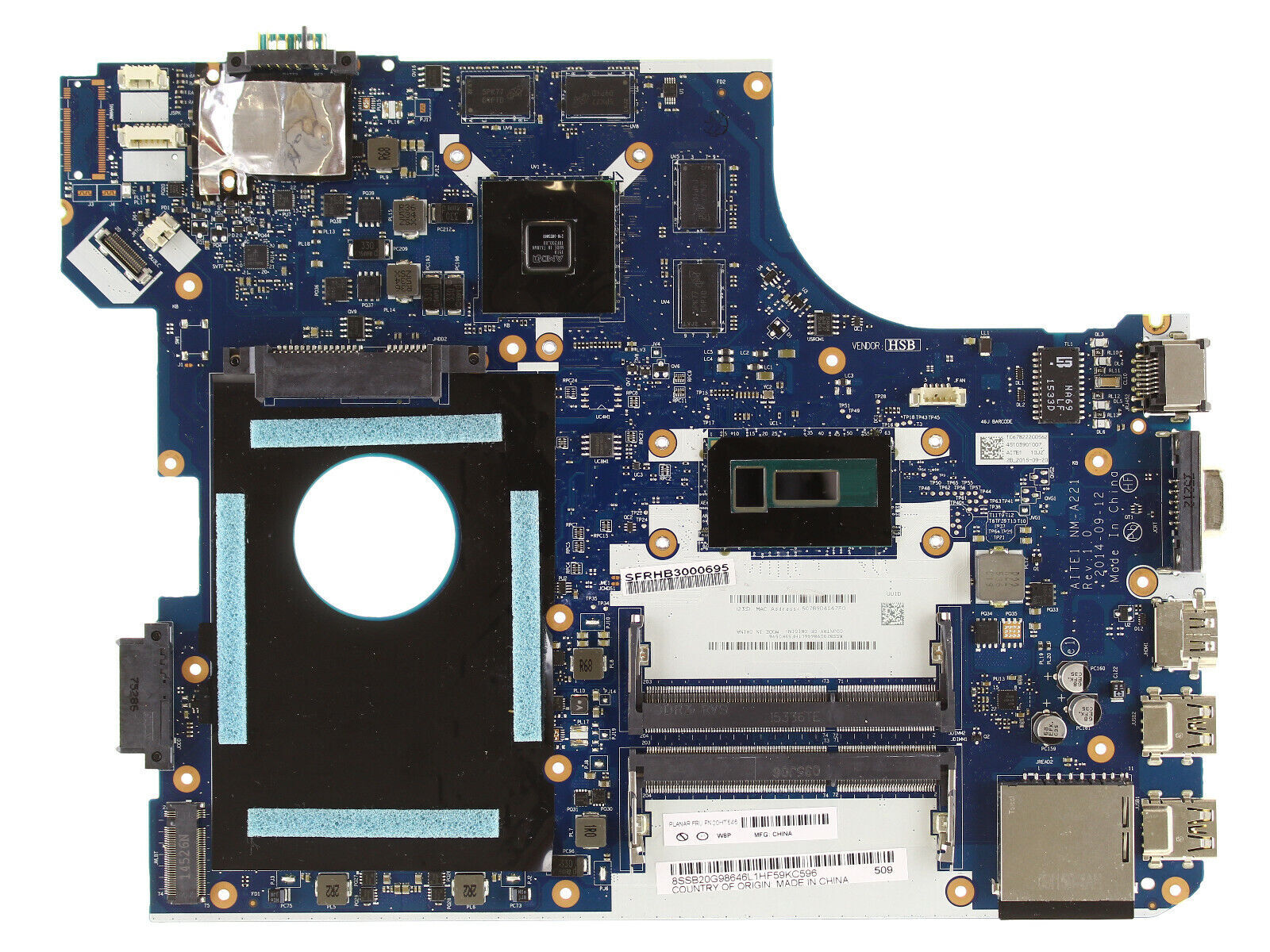 Lenovo ThinkPad E550 Mainboard NM-A221 Intel i7-5500U AMD Radeon R7 ...