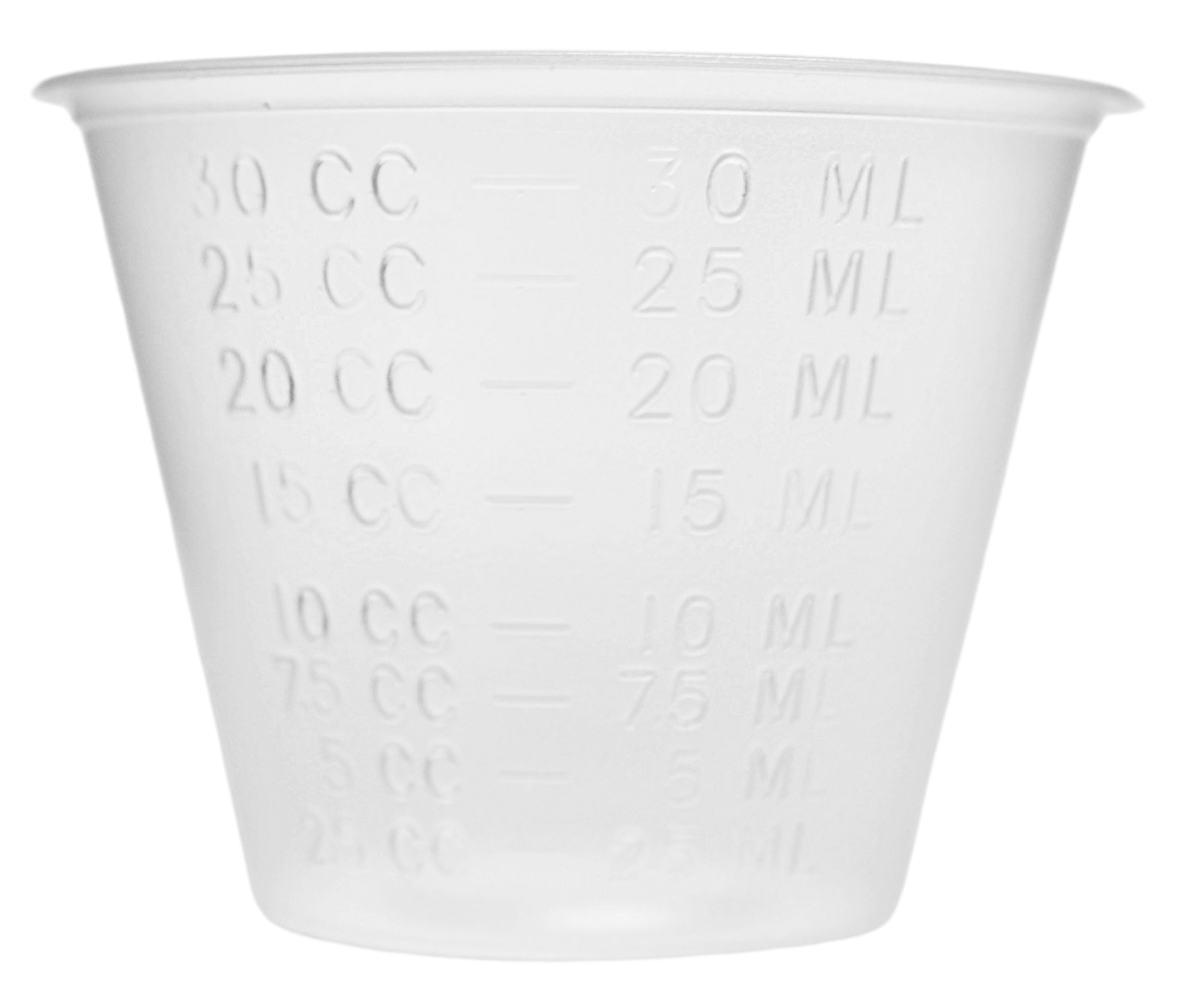 5PK Cup and Scoop Set - 25mL Cups & 2.5mL Scoops - Polypropylene ...