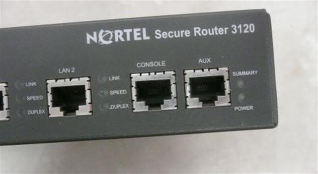 Nortel Secure Router 3120 2-Port Wired Router (SR2102001E5) for sale ...
