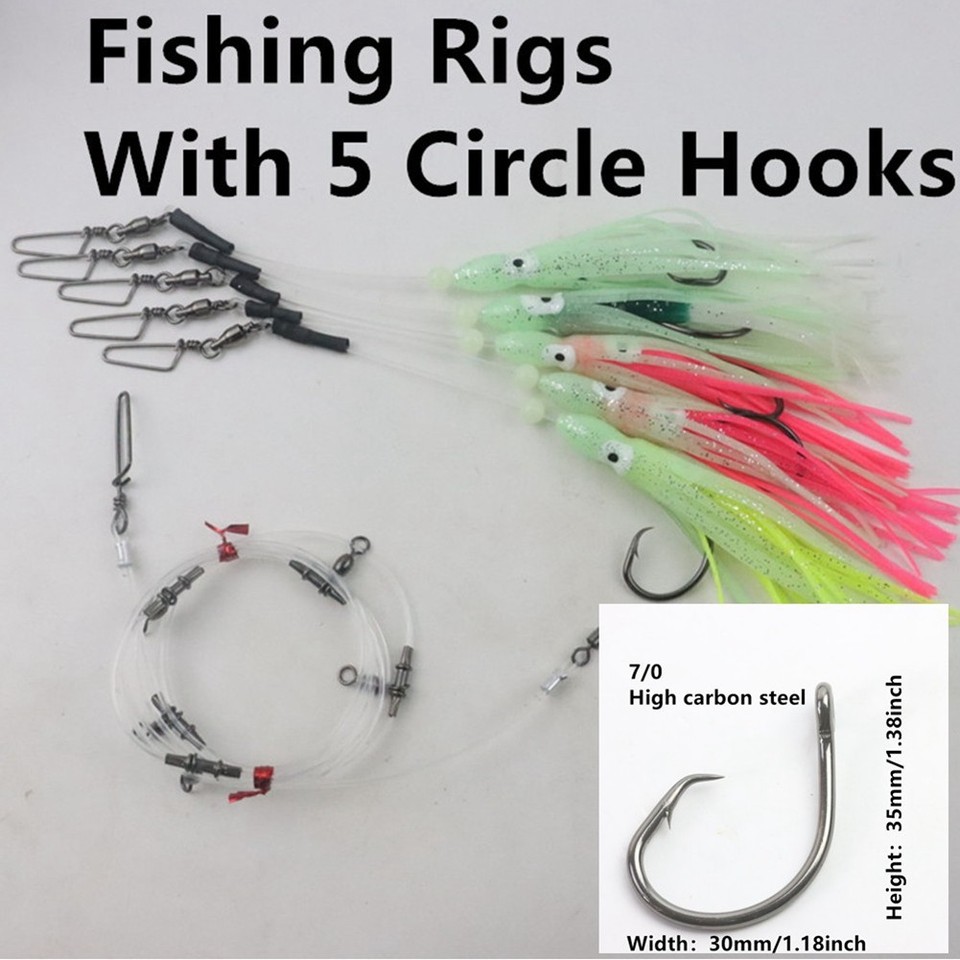 Glow Deep Drop Tilefish Rig, Hervorragend zum Deep Drop Fishing auf ...