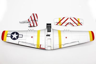 Rage R/C - Painted Main Wing and Tail Set; P-51D BL | eBay