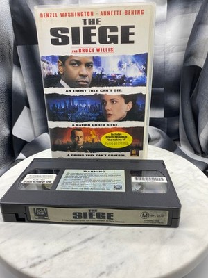 The Siege VHS Video Denzel Washington Annette Bening | eBay Australia