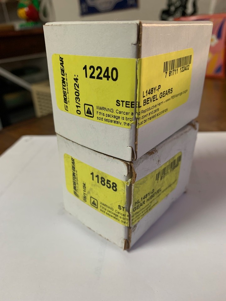 Boston "NEW" in Box 2:1 Tether Car Matched Gear Set (HL148Y-G and L148Y ...