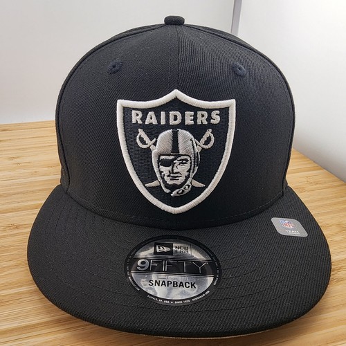 Las Vegas Raiders Hat, Black Cap, Embroidered Shield Logo, New Era 950 ...