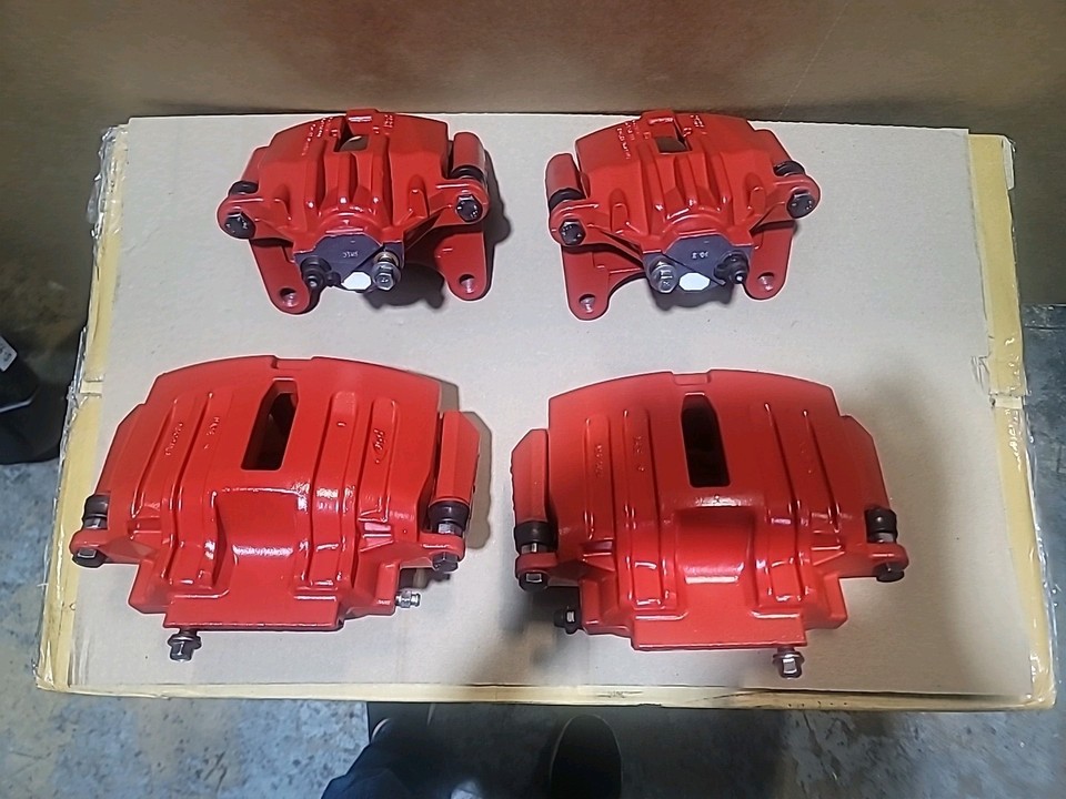 05-13 Corvette C6 Z51 Calipers Set LH RH Front Rear Calipers/Bracket ...