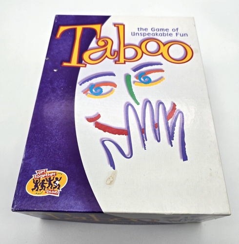 Vintage Milton Bradley Taboo Board Game Unspeakable Fun Missing Timer ...