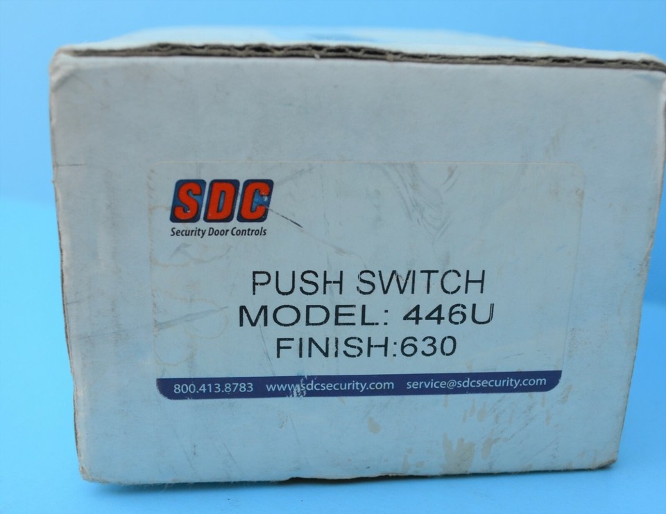 SDC Security Door Controls NEW 440 Series 2 5/8" Mushroom Exit Button ...