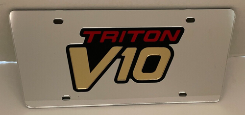 FORD TRITON Acrylic Mirror Finish License Plate Auto Tag Made in USA | eBay