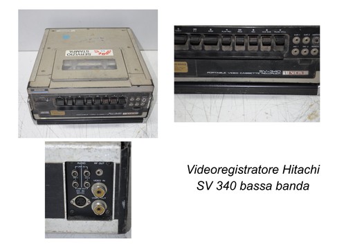 Videoregistratore Hitachi SV 340 bassa banda | eBay