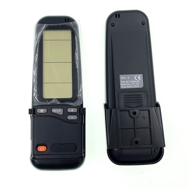 Remote Control Rc3 Rc-3 467200022R for Air Conditioner Airwell Emailair ...