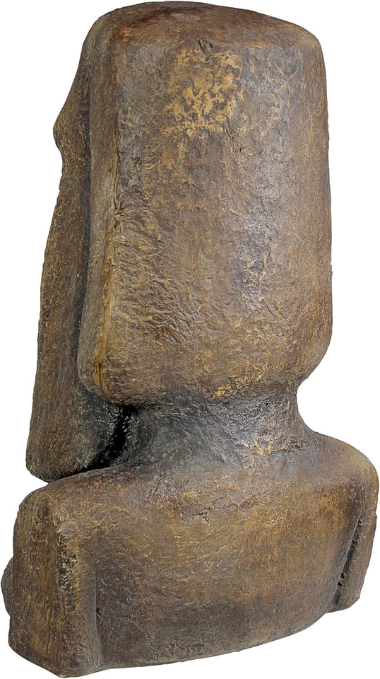 Easter Island Ahu Akivi Moai Monolith Garden Statue, Extra Large, 32 ...