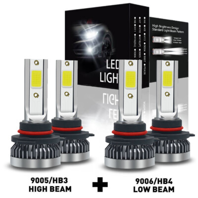 4x LED Headlight For Buick Rendezvous 2002-2007 Super Bright Bulbs HIGH ...