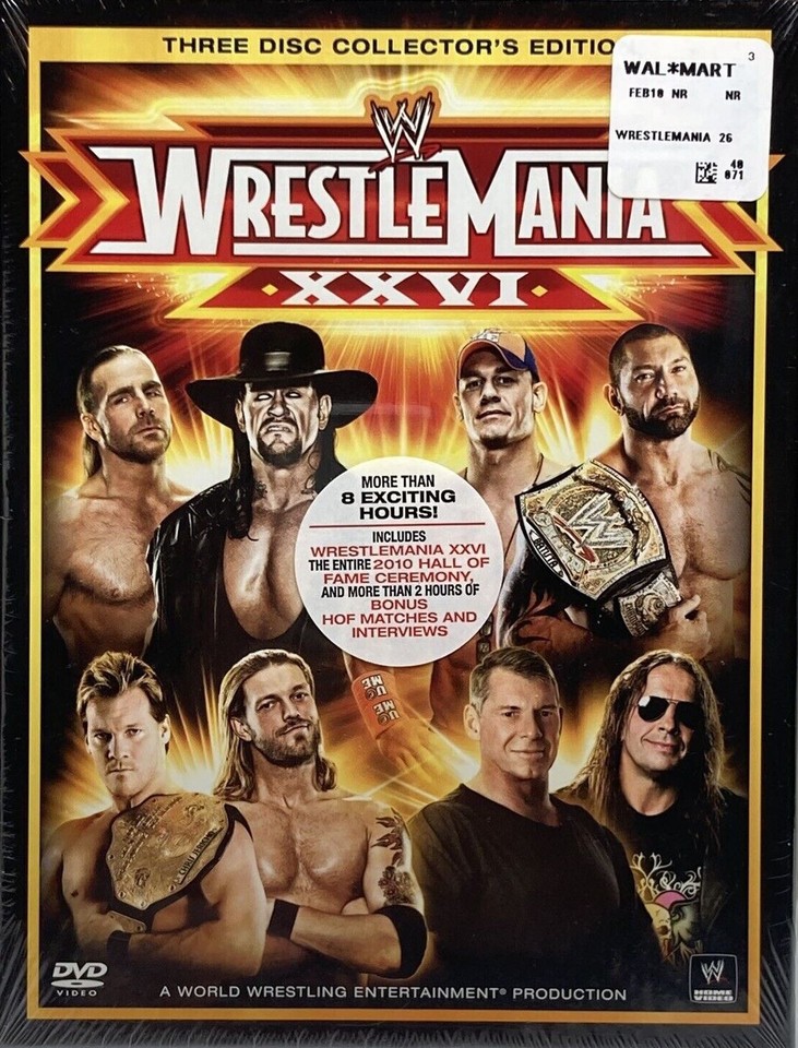 WWE Wrestlemania Anthology Collection 1-39 DVD Brand NEW 1985-2023 Pro ...