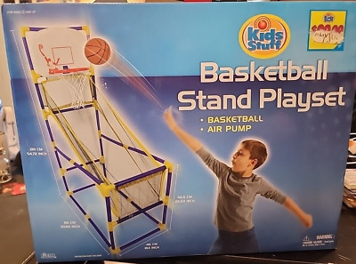 Kids Stuff Basketball Stand Playset NEW IN BOX (w/pump) | eBay