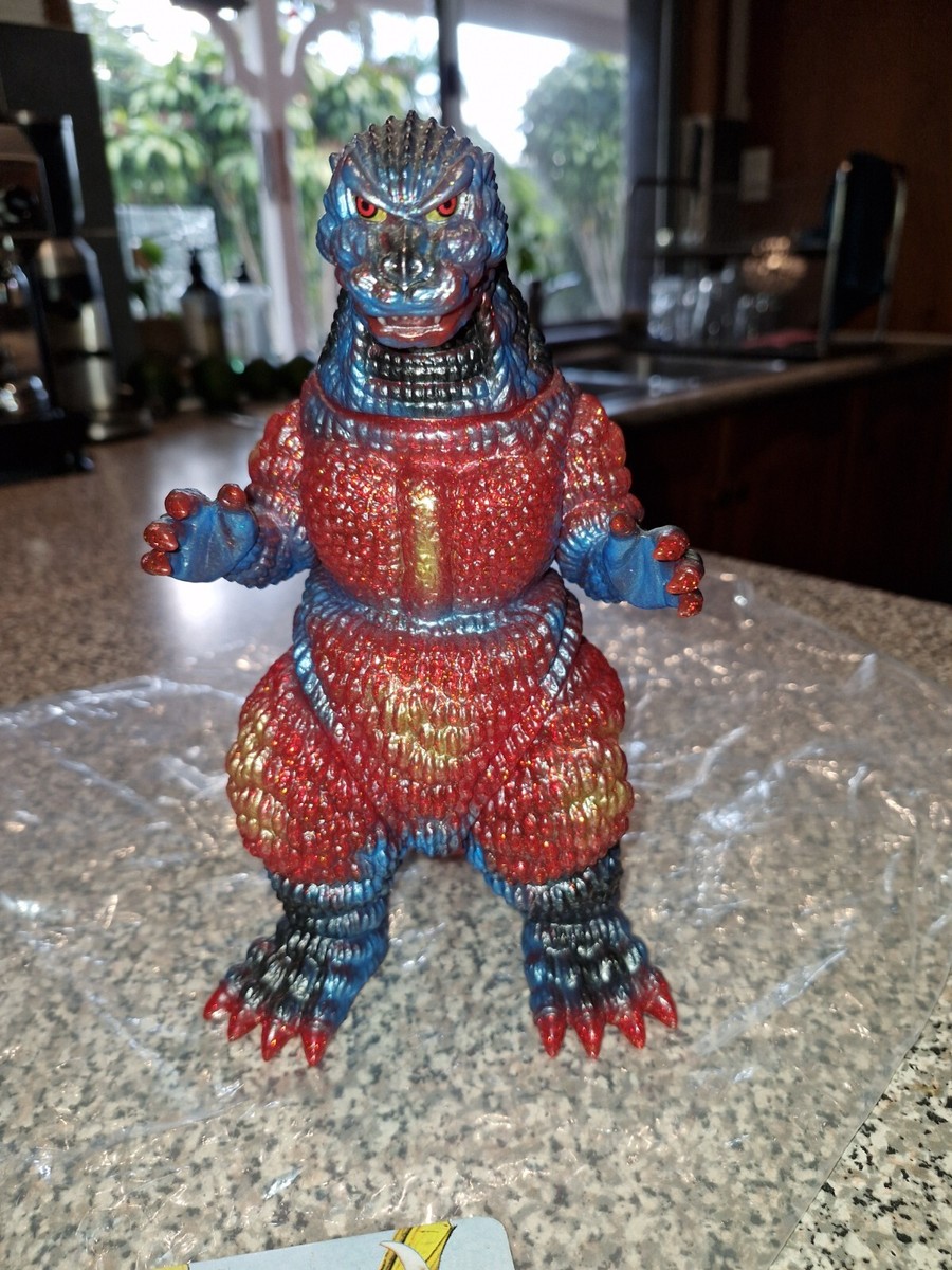 Godzilla 1993 Figure Marmit 2011 Super Fest Red Glitter