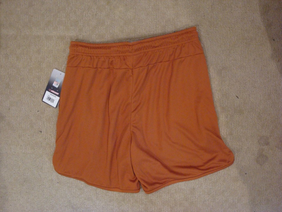 NWT UT University of Texas Longhorn Boys Athletic Shorts Orange Youth L ...